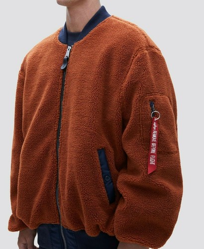 Alpha Industries Military Sherpa Fur Air Force L-2B Flight Bomber Pilot ...