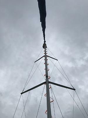 Sailboat Mast Ladder for climbing w/smaller steps distance 50 ft (15.24 ...