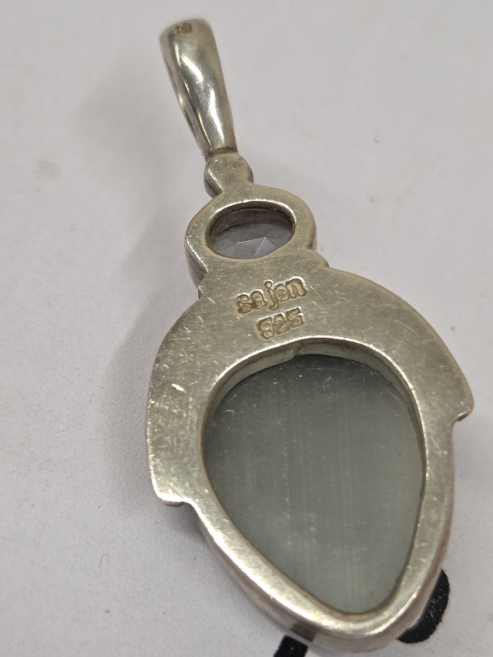 Vintage Sajen Gemstone Pendant | eBay UK