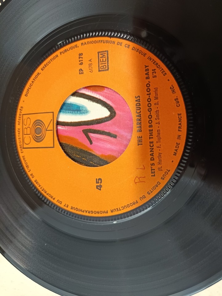 EP 45T - The Barracudas – Let's Dance The Boo-Goo-Loo Baby / Knock On ...