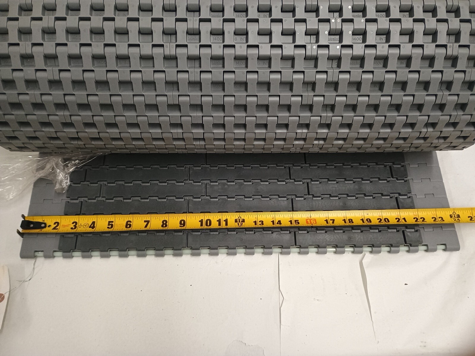 Intralox 1400 with rubber coated top 24.1" wide x 9.07' long *NEW* | eBay