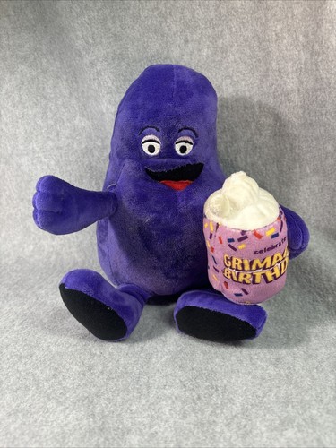 McDonald’s Grimace Plush Grimace Birthday Shake 8” Limited 2023 | eBay