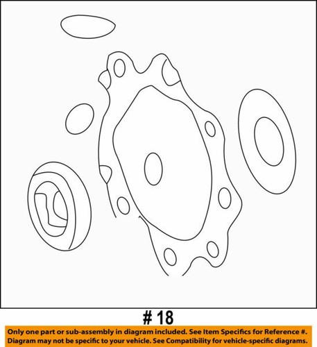 04446-53030 Toyota Gasket kit, power steering pump 0444653030, New ...