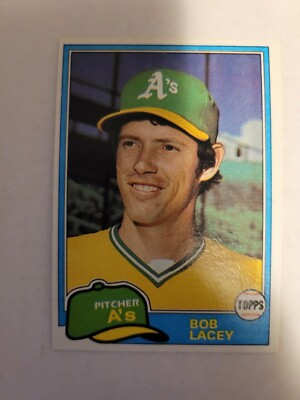 1981 TOPPS BOB LACEY #481 EX/NM | eBay