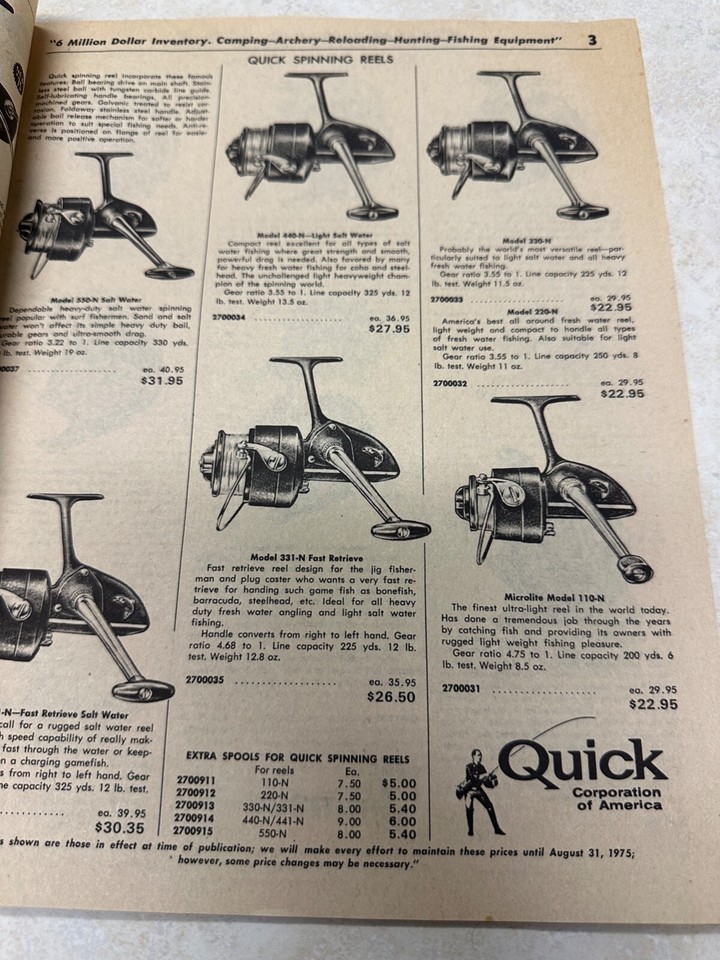 1975 Outdoor's USA Catalog - Fishing Hunting - Ohio | eBay