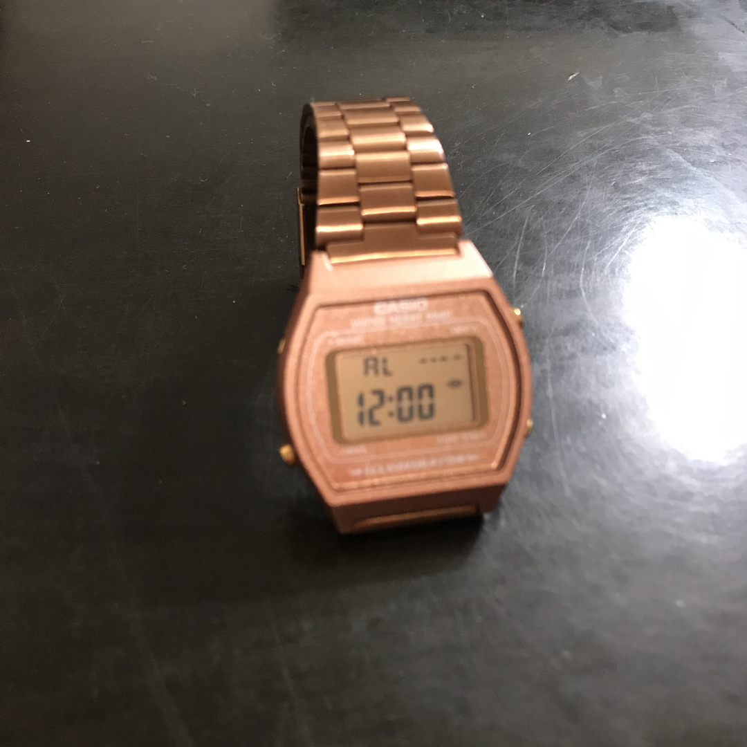 Casio+Illuminator+B640W+Bronze+Beam+Collaboration+Gold+Ladies+Digital ...
