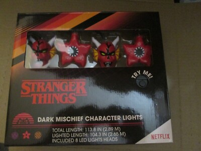 NETFLIX STRANGER THINGS DARK MISCHIEF 8 CHARACTER MUSICAL LIGHTS NEW ...