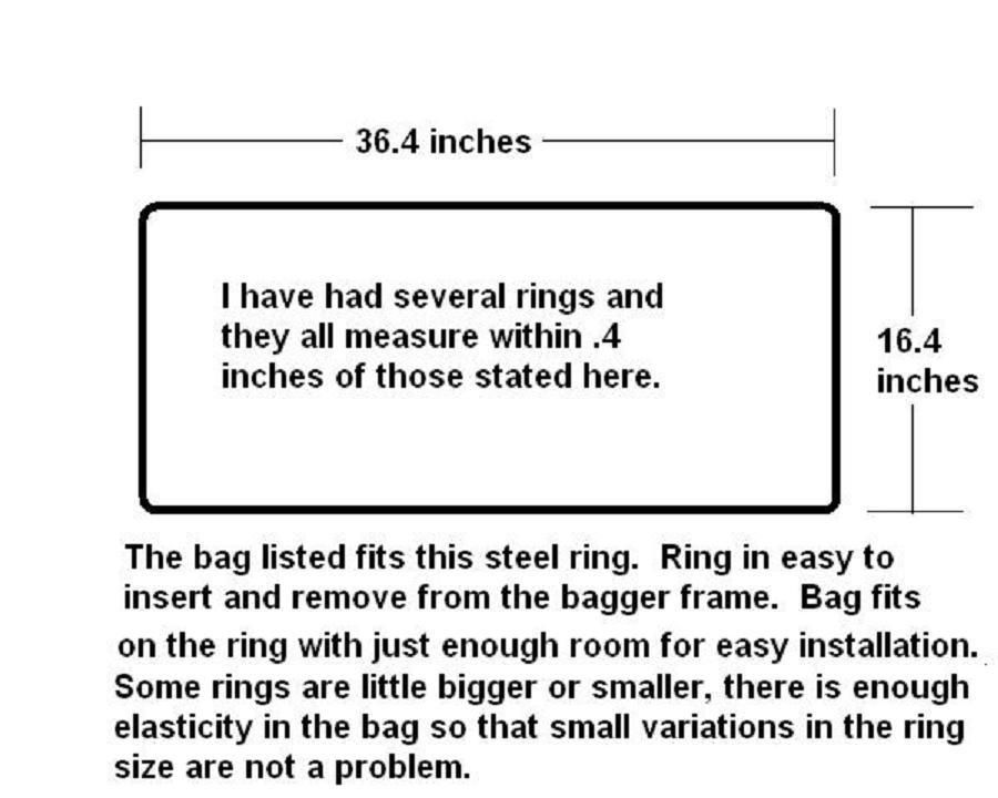 Snapper rider bagger replacement for grass catcher 281123BVE SR1228 ...