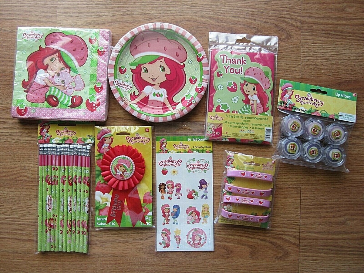 Strawberry Shortcake Party Invitations