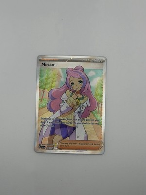 Pokémon TCG Miriam Scarlet & Violet Holo Ultra Rare Full Art Card 238/ ...