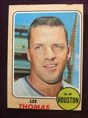 1968 Topps #438 Astros Lee Thomas Baseball Card | eBay
