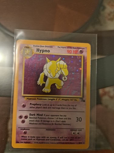 Pokémon TCG Hypno Fossil 8/62 Holo Unlimited Holo Rare | eBay