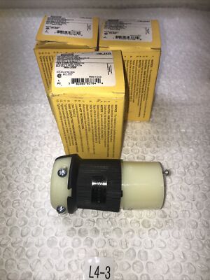 **NEW (LOT OF 3) HUBBELL HBL2323 20A 250V TWIST LOCK CONNECTOR # | eBay