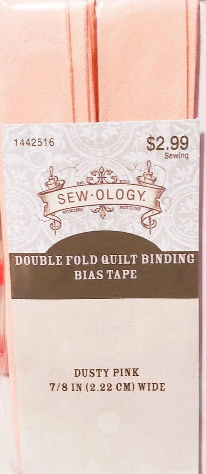 SEW-OLOGY DOUBLE FOLD BIAS TAPE - 7/8 INCH - 3 YRDS - SHIP DISCOUNT ...