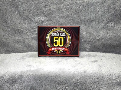 Ernie Ball "50th Anniversary" Sticker ORIGINAL GENUINE | eBay