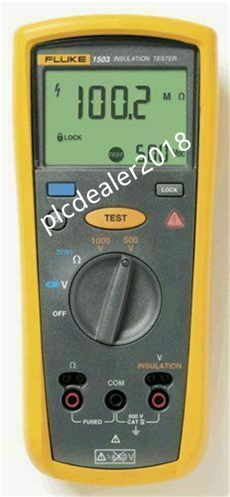 Fluke 1503 Digital Insulation Resistance Meter Megger 2000 MΩ Backlight ...