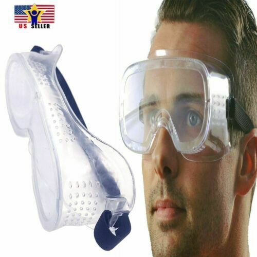Safety Goggle Over Glasses Lab Work Eye Protective Eyewear Clean Lens ...