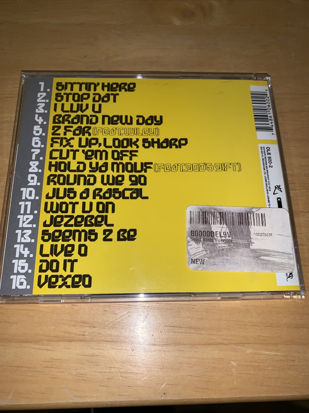 Boy in da Corner [PA] by Dizzee Rascal (CD, Jan-2004, XL Recordings ...