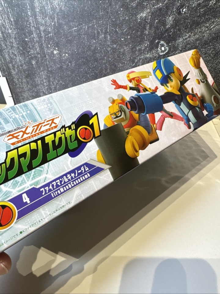 Bandai Shokugan SMP Kit Mega Man EXE 04 Fireman & Canodumb Model Kit | eBay
