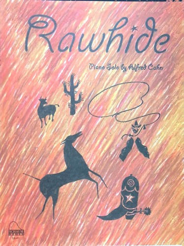 Rawhide Sheet Music Intermediate Piano Solo Level 5 Alfred Cahn Schaum ...