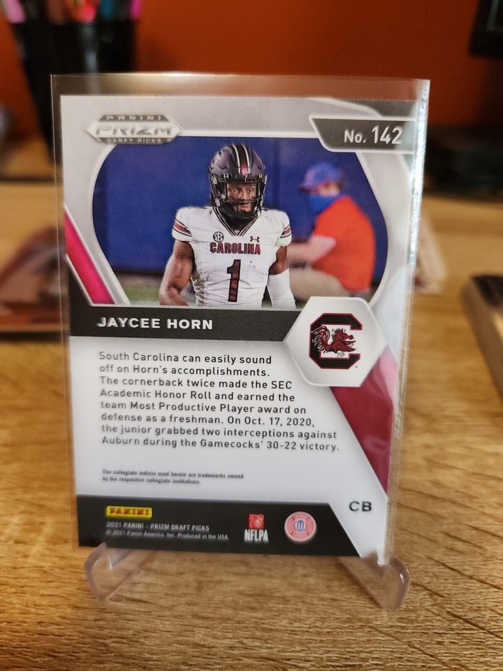 2021 Prizm Draft Picks Jaycee Horn RC #142 | eBay