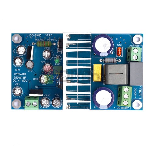 250W IRS2092S Mono Digital Amplifier Module w/ Class D Assembled Amp ...