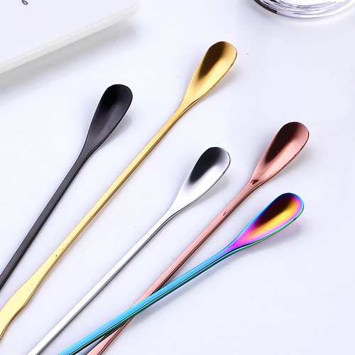 Coffee Spoon Stylish Streamlined Tea Milkshake Dessert Spoon Long ...