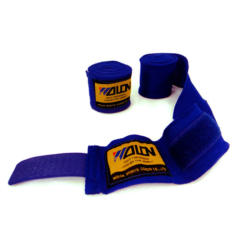 1 Pair Cotton Kick Boxing Wraps Bandage Men Sanda Taekwondo Muay Thai ...