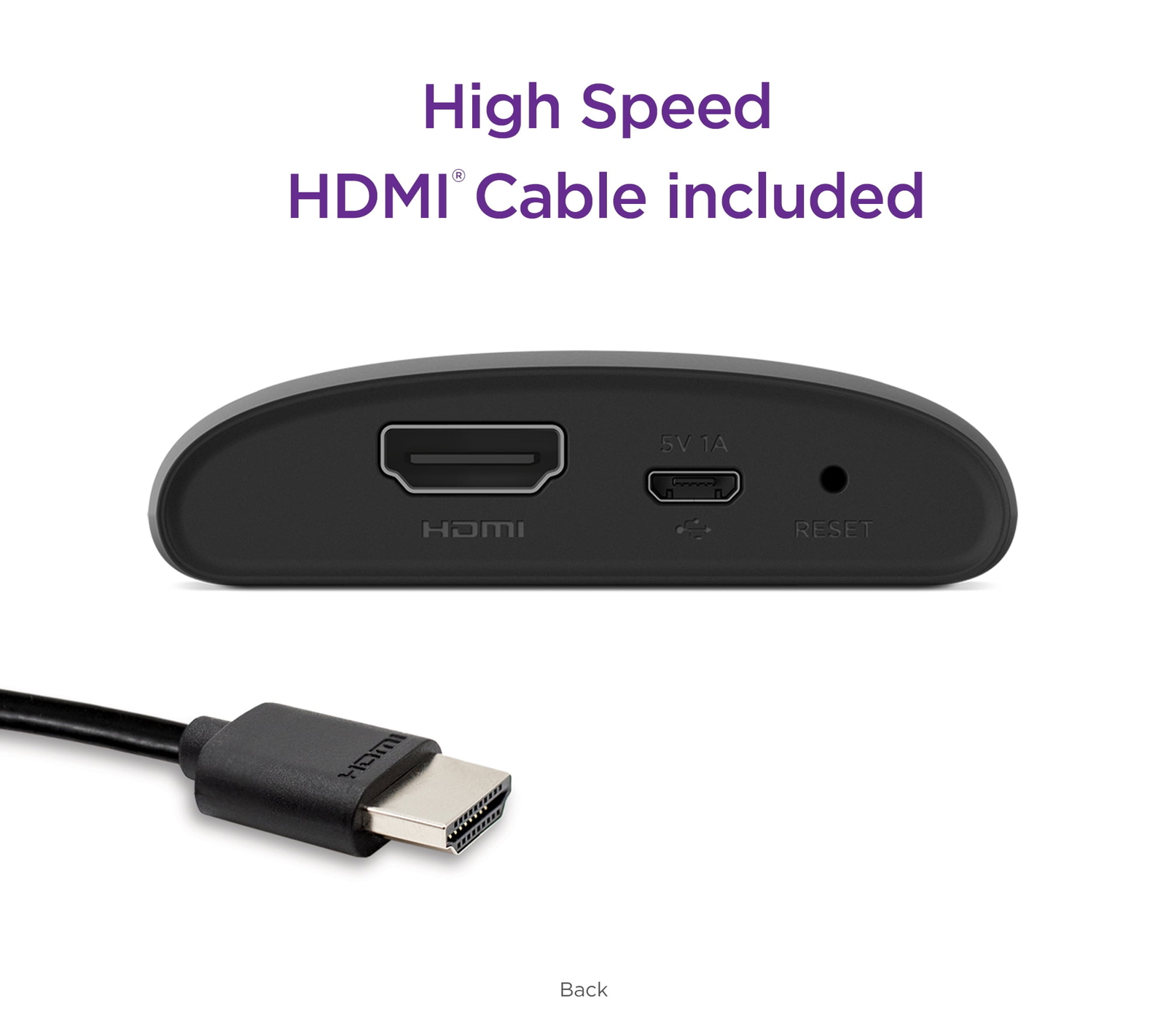 Roku Express HD Streaming Device with High-Speed HDMI Cable, Standard ...