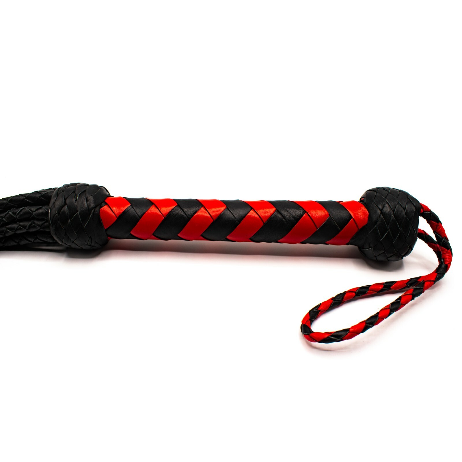 Pair of 2 Cat-o-nine Tails Floggers, Red Roses Flogger Spanking Flogger ...