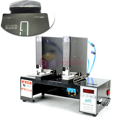 Double Head Automatic Electric Stapler Pneumatic Bookbinding Stapler ...