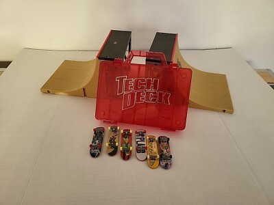 Tech Deck Ultimate Half-Pipe Ramp Pipe Set of 2 Ramps NO CONNECTORS ...