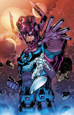 Galactus Silver Surfer Hand Vintage Comicbook splash Poster 12X18 ...