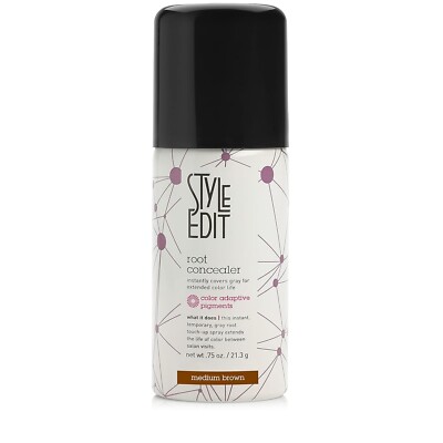 Style Edit Root Concealer Spray Medium Brown Travel Size 0.75oz | eBay