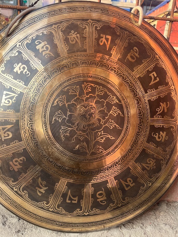 50CM Gong-Tibetan Gong-Deep Sound Gong-Handmade Gong-Yoga Meditation ...