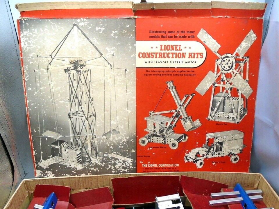 Lionel Construction Set #232 In Original Box Rare Vintage With Motor | eBay