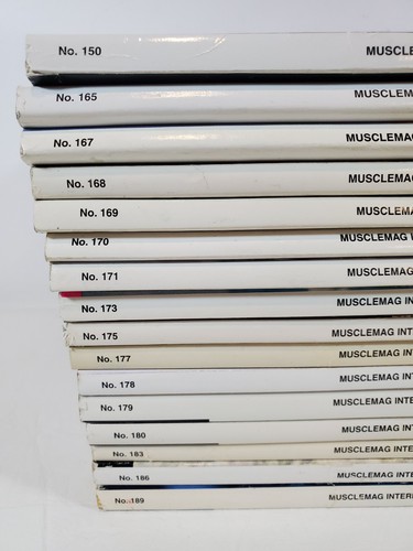 HUGE LOT OF 17 Musclemag International Magazines 1994-1998 Bodybuilding ...