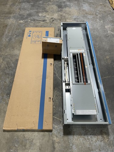 1-600 AMP 480V MAIN LUG PANELBOARD 42 SPACE 3 PHASE 4 WIRE COMPLETE ...