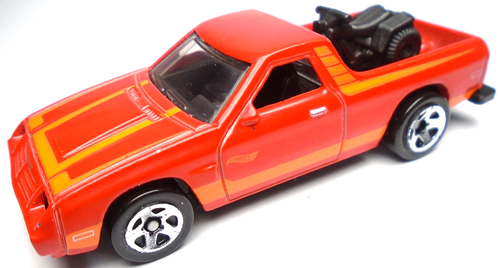 2021 HOT WHEELS HOT TRUCKS DODGE RAMPAGE RED DIECAST 3" PICKUP TRUCK W ...