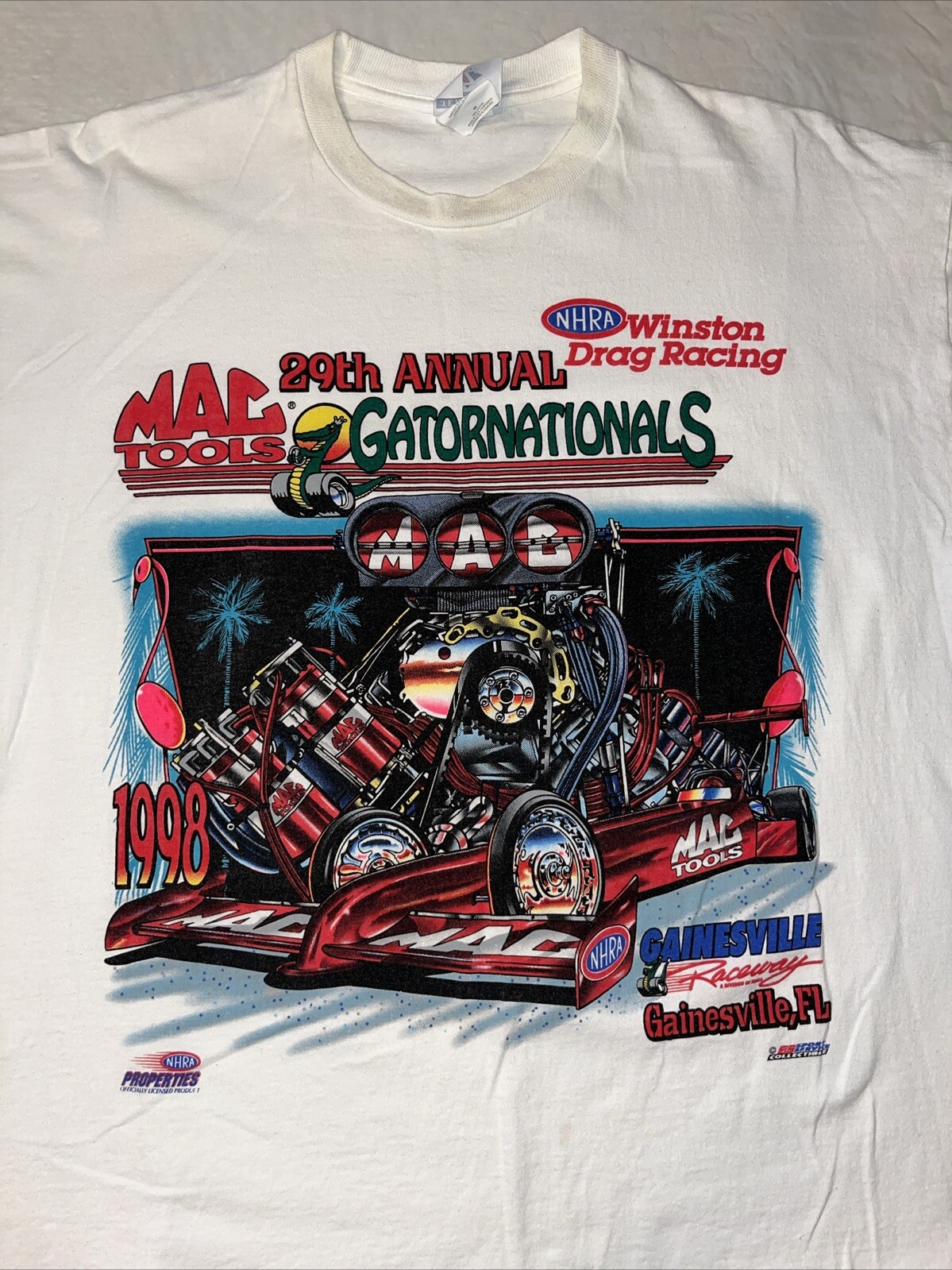 vtg 1998 NHRA Winston Drag Racing Mac Tools Florida X… - Gem