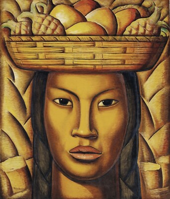 Alfredo Ramos Martinez Mexican Art Poster or Canvas Print "Indian Woman ...
