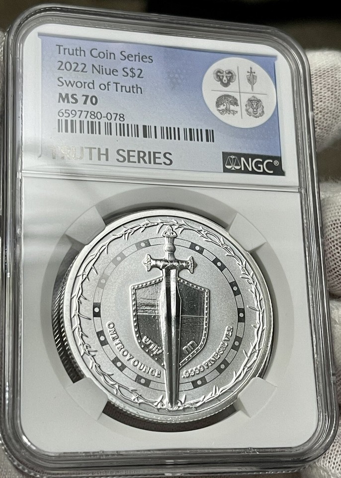 2022 Niue Sword Of Truth 1 oz Silver Coin MS70 | eBay