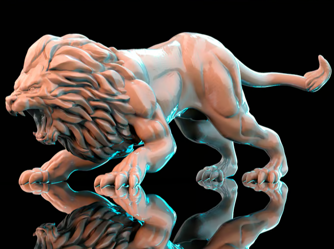 Nemean Lion Large Monster Miniature For Tabletop RPG By Brayan ...