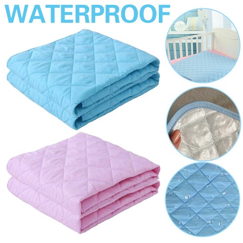 Washable Absorbent Incontinence Bed Pads Mats Sheet Mattress Reusable ...