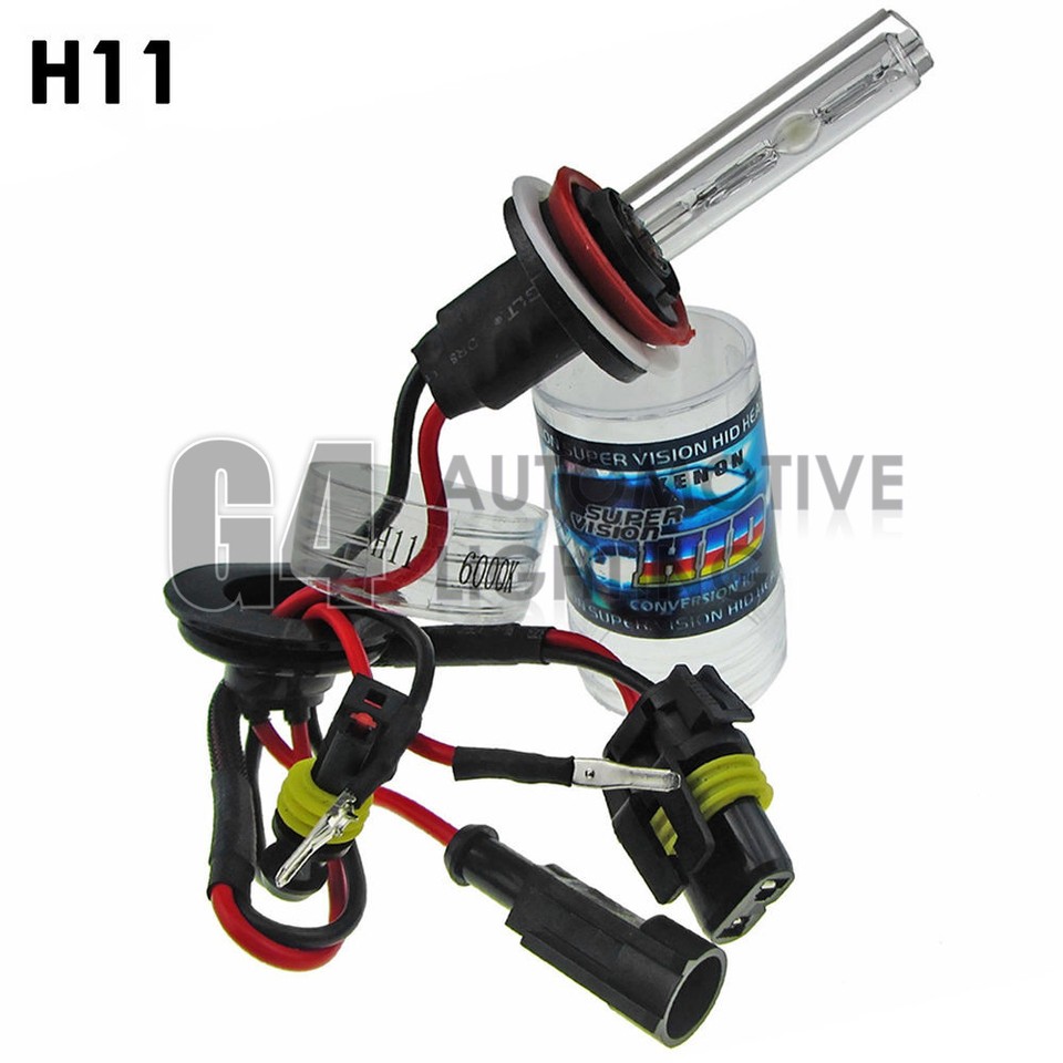 2X NEW HID XENON H11 H8 Headlight/Fog Light HID Bulbs AC 35W 12000K ...