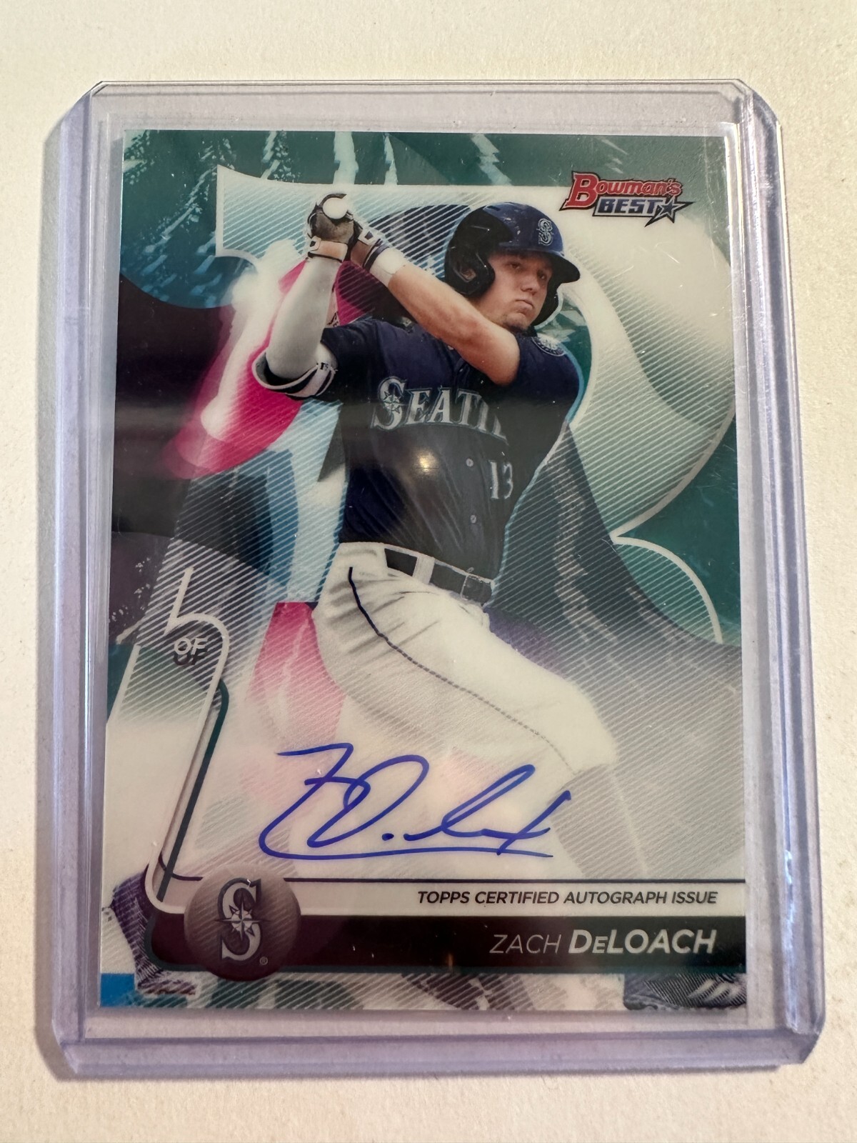 K81,453 - 2020 Bowman's Best Best of '20 Autographs #B20ZD Zach DeLoach ...
