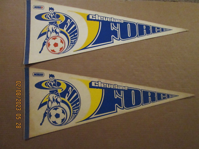 Cleveland Force Logo MISL Cleveland Force Lot Of 2 Vintage Defunct