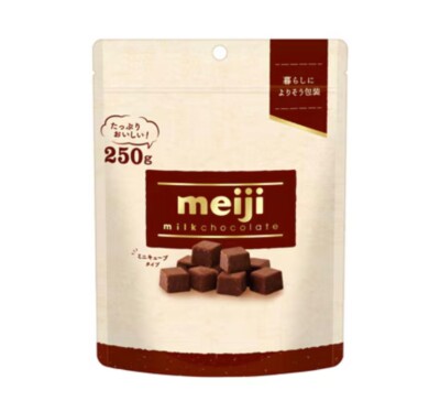 Meiji Milk Chocolate Mini Cube Chocolate Meiji Direct from Japan 250g ...