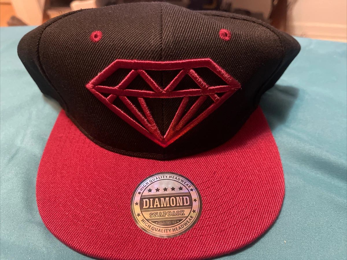 Diamond Snapbacks Red And Black