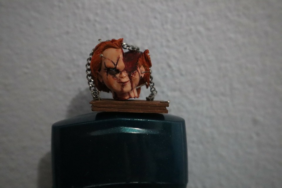 Neca Chucky Curse Of Chucky Custom Torture Head With Base Figure Horror ...